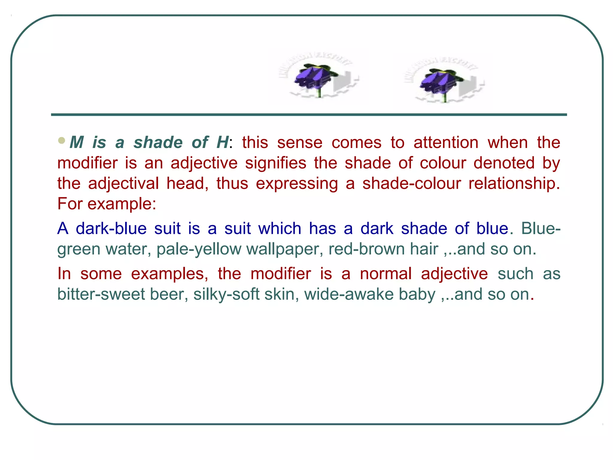 Adjective compounds zhian | PPT