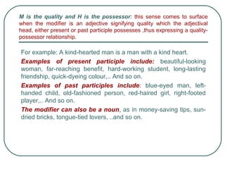Adjective compounds zhian | PPT