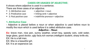 Adjectives and its types in full details | PPT