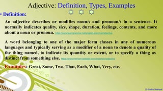 Adjective | PPT