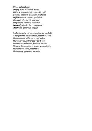 Adjective intensification | DOC