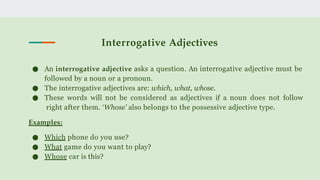 Adjective its types (functional English).pptx