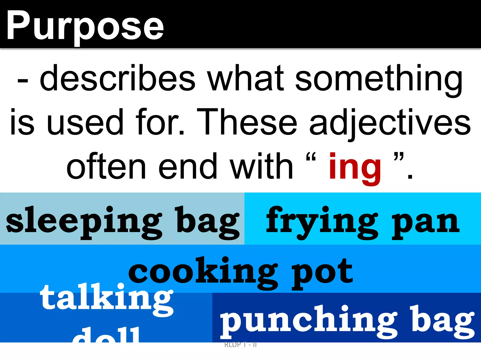 ADJECTIVES/ ROYAL ORDER OF ADJECTIVES | PPTX