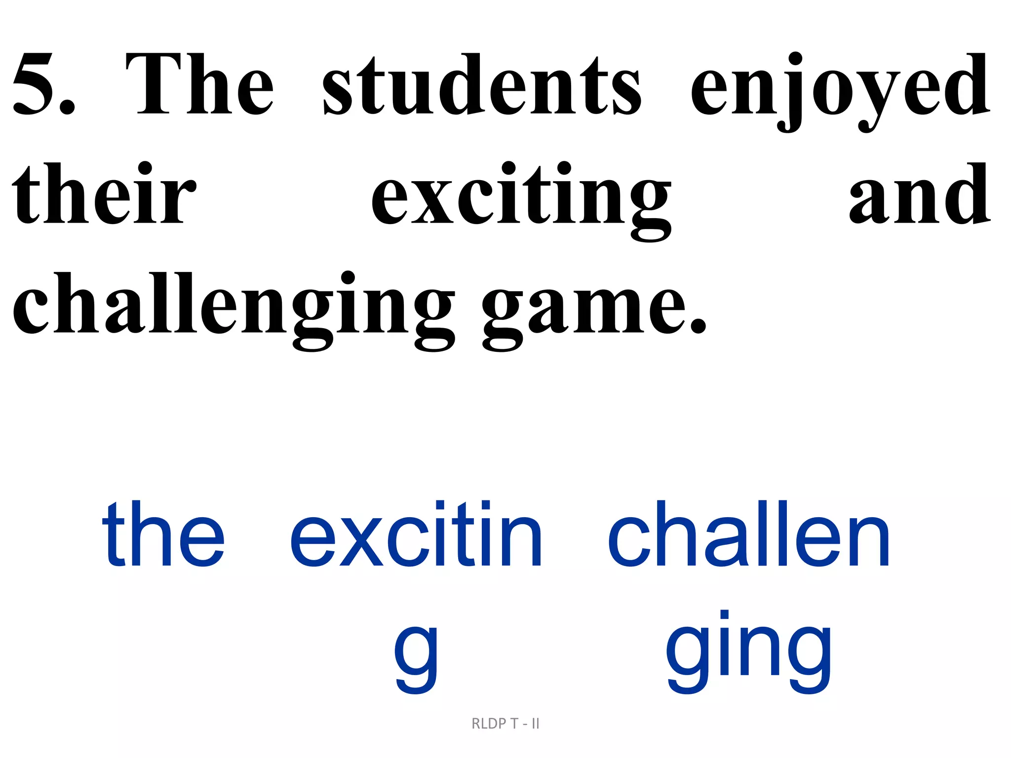 ADJECTIVES/ ROYAL ORDER OF ADJECTIVES | PPTX