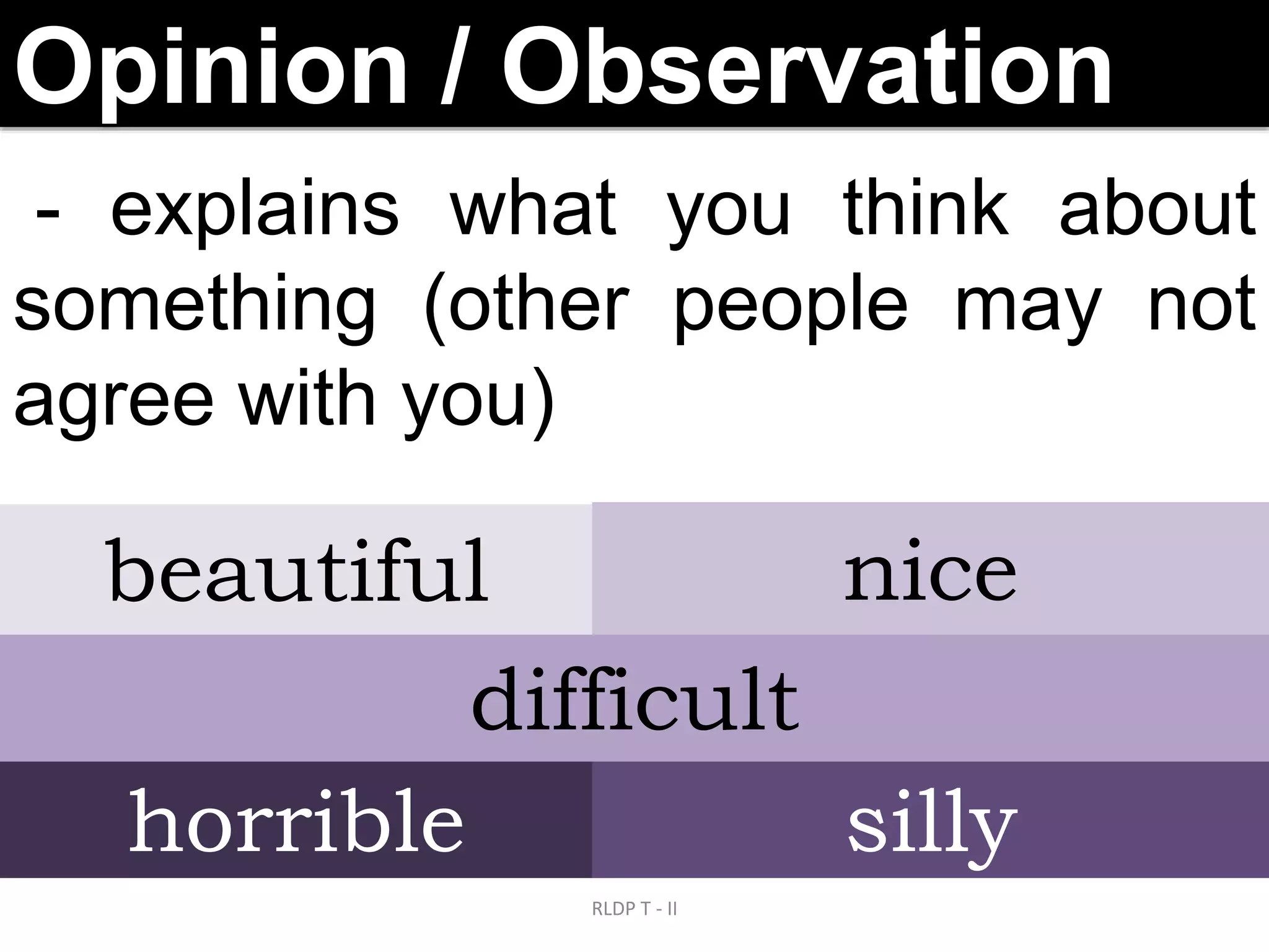 ADJECTIVES/ ROYAL ORDER OF ADJECTIVES | PPTX