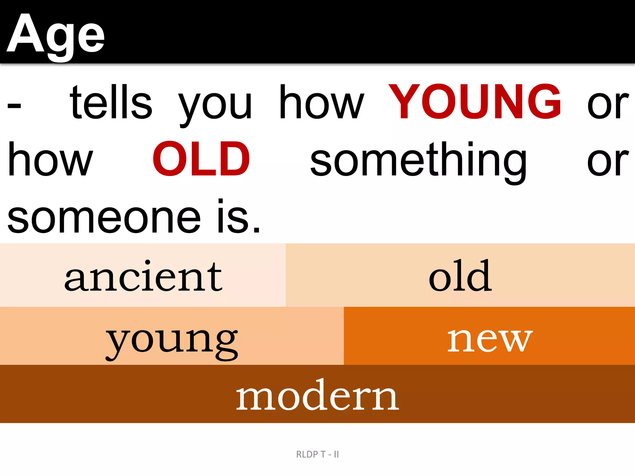 ADJECTIVES/ ROYAL ORDER OF ADJECTIVES | PPTX