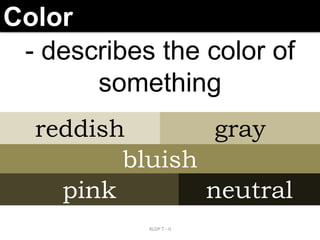 ADJECTIVES/ ROYAL ORDER OF ADJECTIVES | PPTX