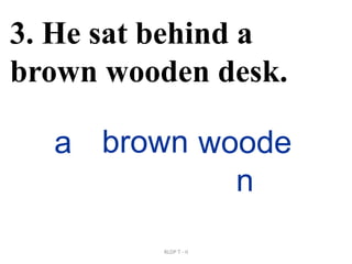 ADJECTIVES/ ROYAL ORDER OF ADJECTIVES | PPTX