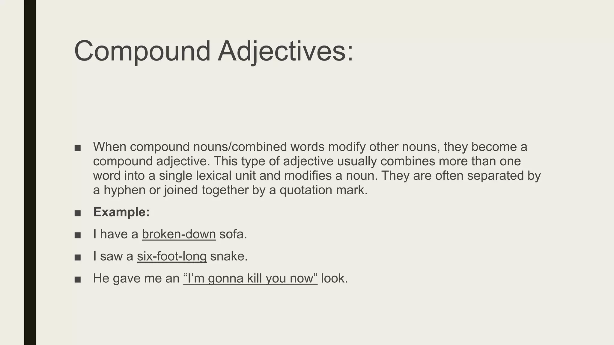 Adjective lecture #8 | PPT