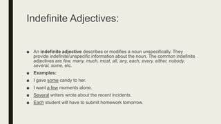 Adjective lecture #8 | PPT