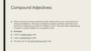 Adjective lecture #8 | PPT