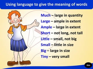 Adjective Meanings | PPT