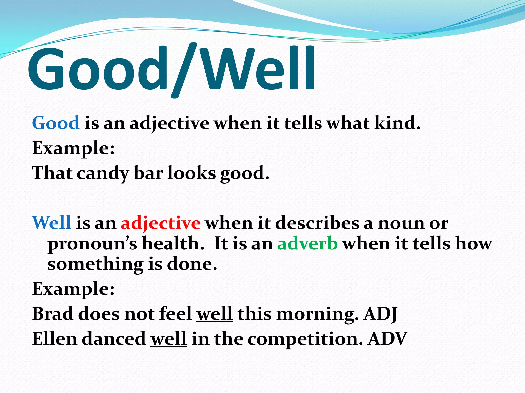 Adjective Notes | PPTX