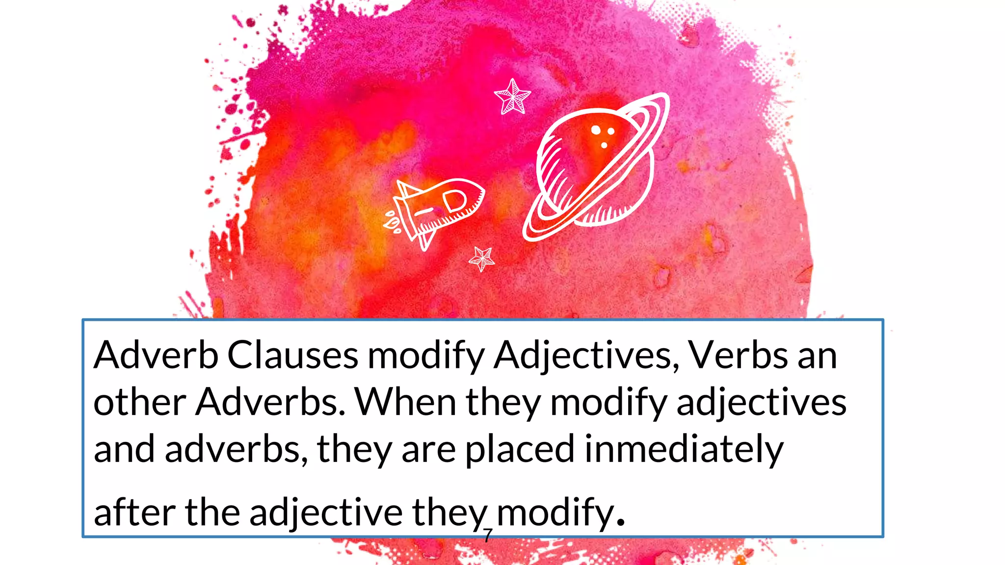 Adjective, noun and adverb clauses | PPTX | Law