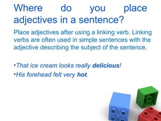 Adjective order | PPT