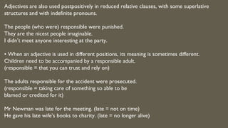 short leson about Adjective patterns.pptx