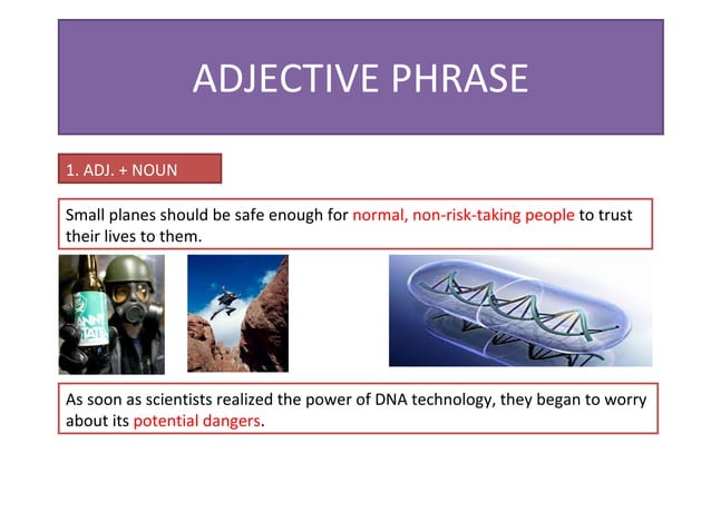 Adjective Phrase | PPT | Science