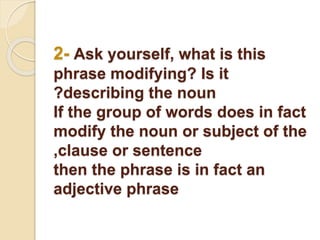Adjective phrase | PPTX