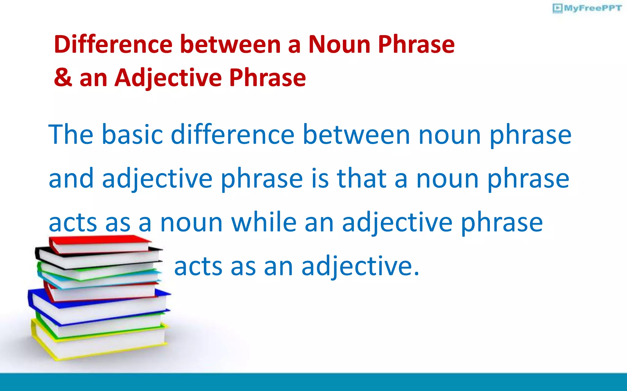 Adjective Phrase | PPTX