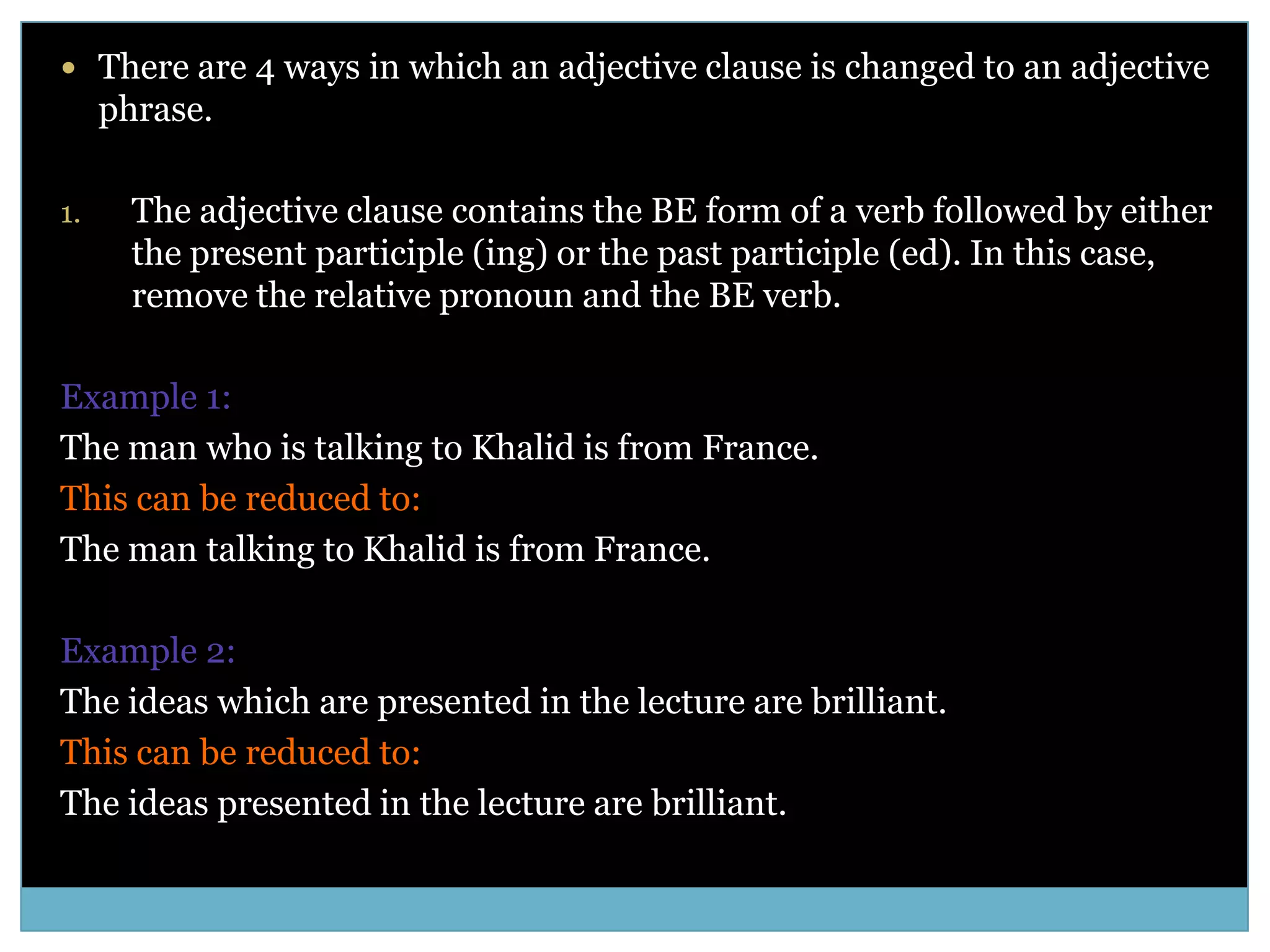 Adjectivephrases | PPT