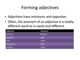 Adjective phrases 2 | PPTX