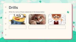adjective power point on adjectives PPT. | PPTX