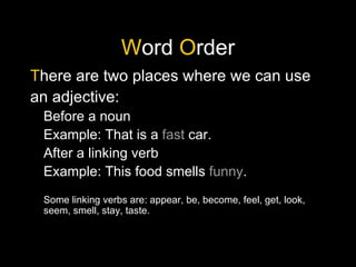 Adjectives | PPT