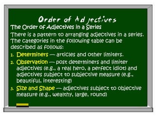 Adjectives | PDF