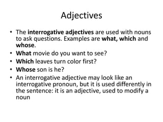 Adjectives | PPT