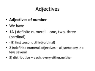 Adjectives | PPT