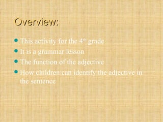 Adjectives | PPT