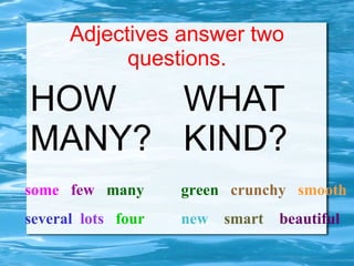 Adjectives | ODP