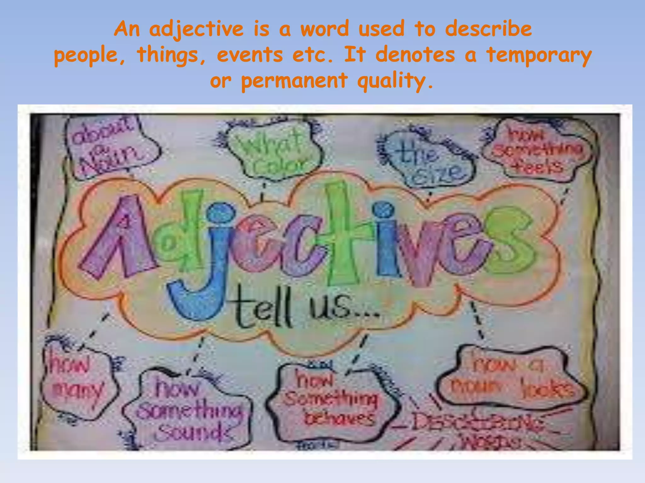 Adjectives | PPTX