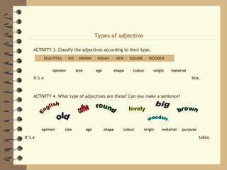 Adjectives | PPT | Internet for Beginners | Internet