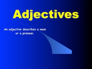 Adjectives | KEY