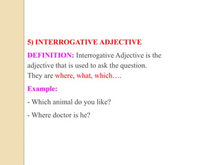 Adjectives | PPTX