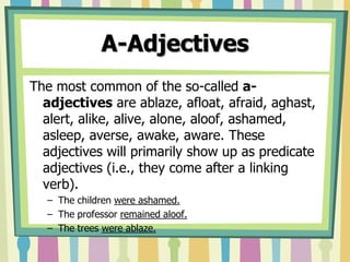 Adjectives | PPTX