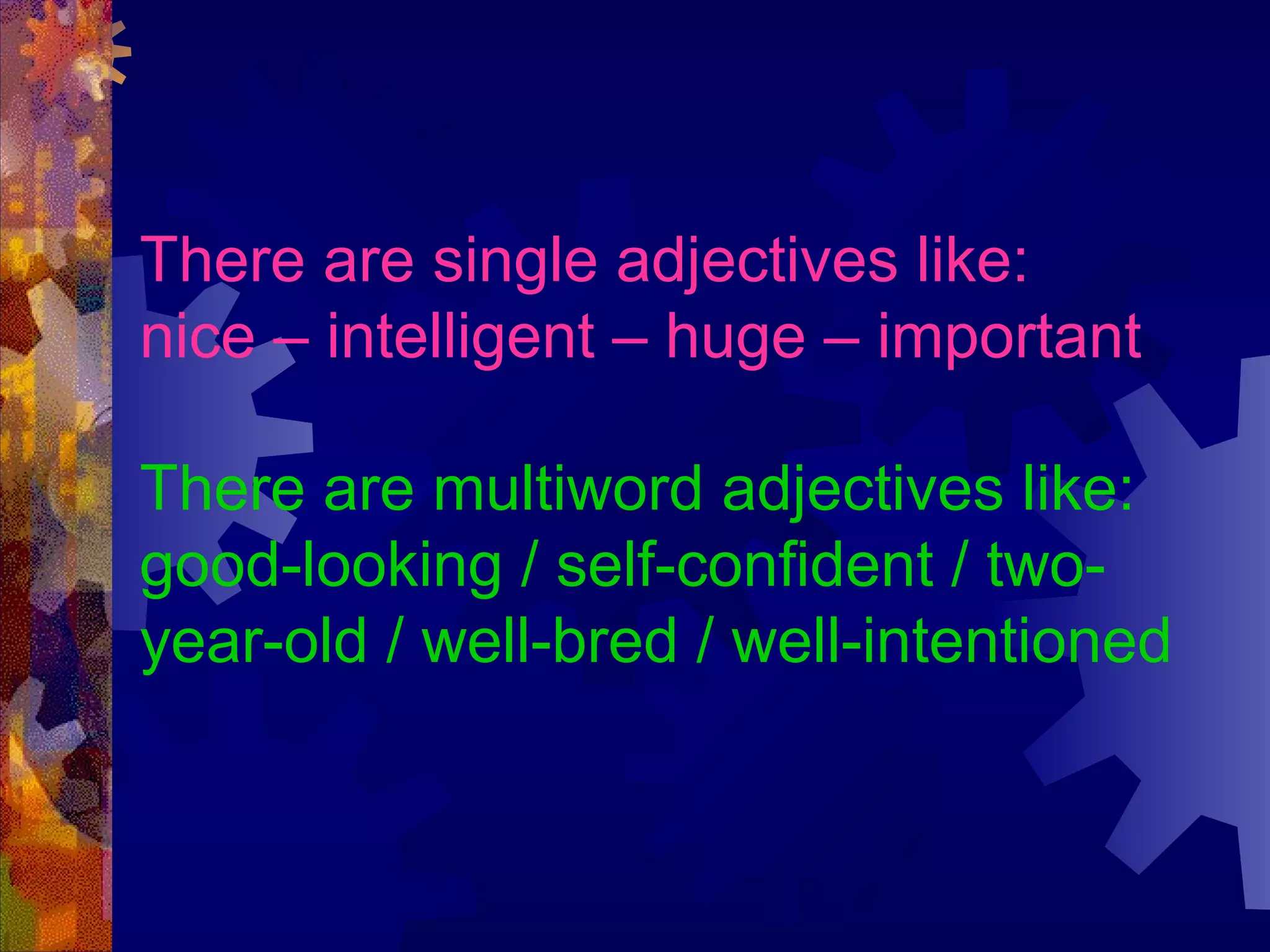 Adjectives | PPT