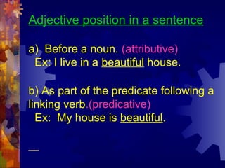Adjectives | PPT