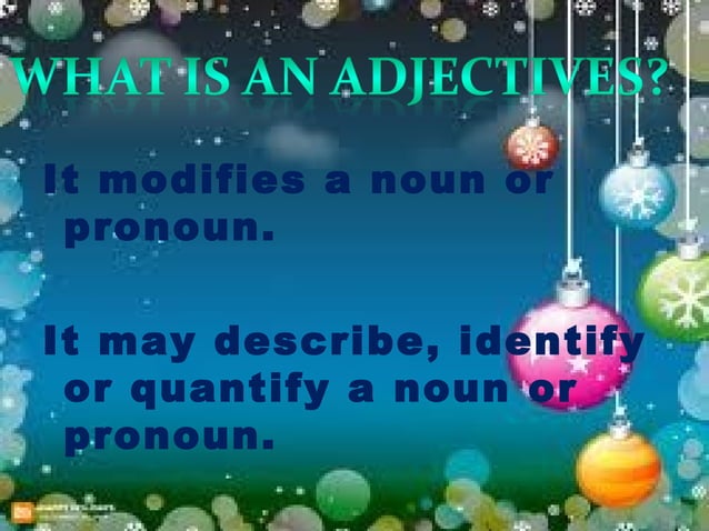 Adjectives | PPT