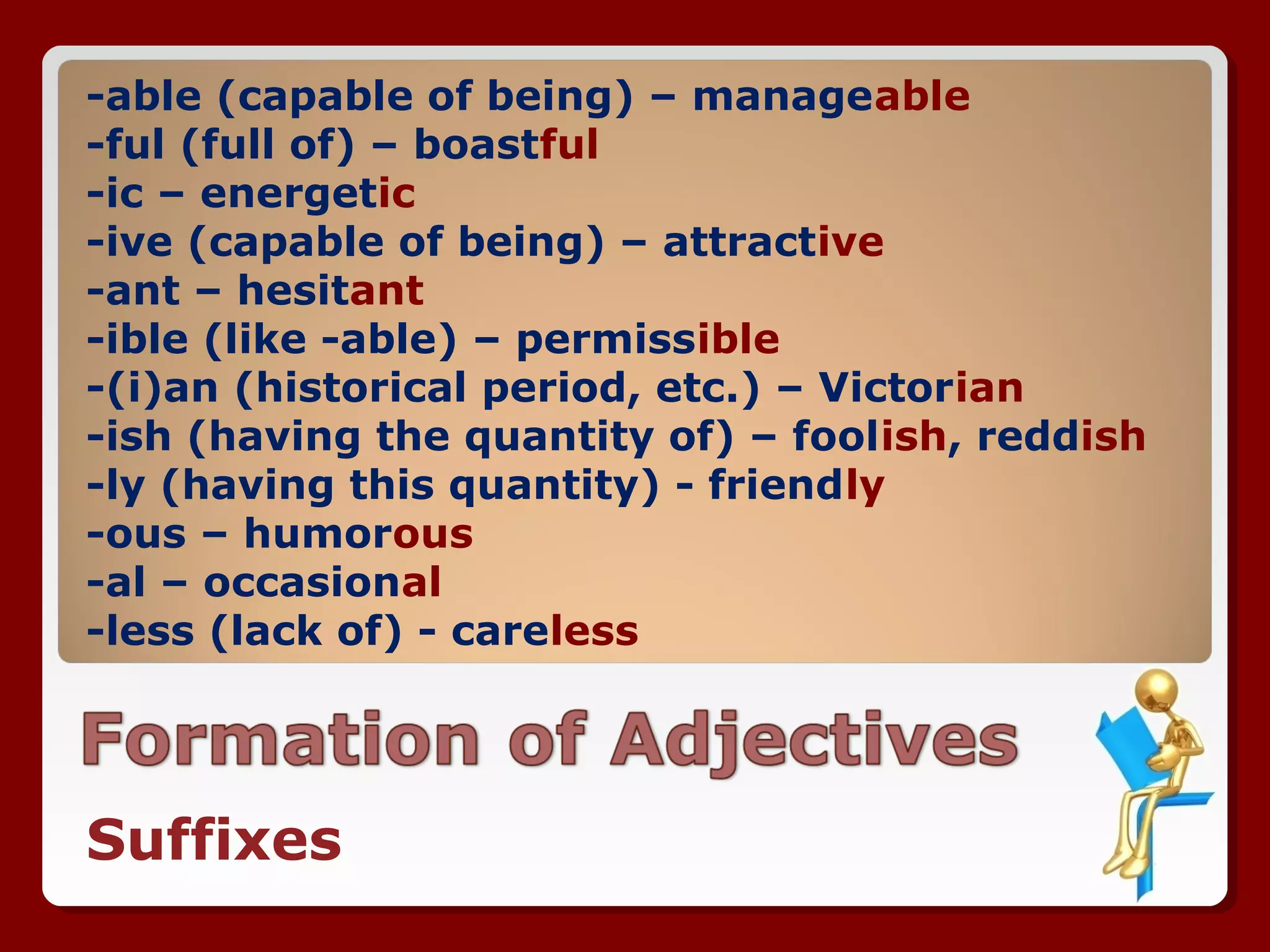 Adjectives | PPS