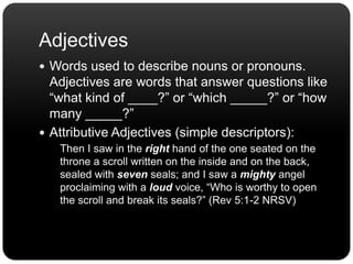 Adjectives | PPT