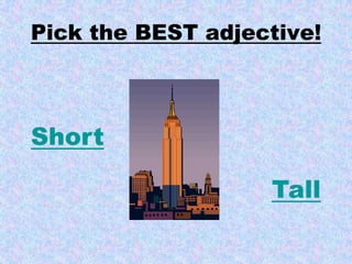 Adjectives | PPT | Food & Drink