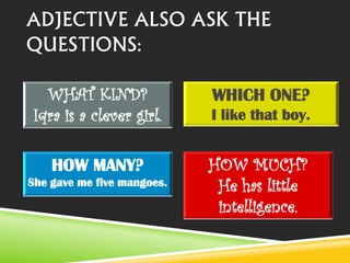 Adjectives | PPTX