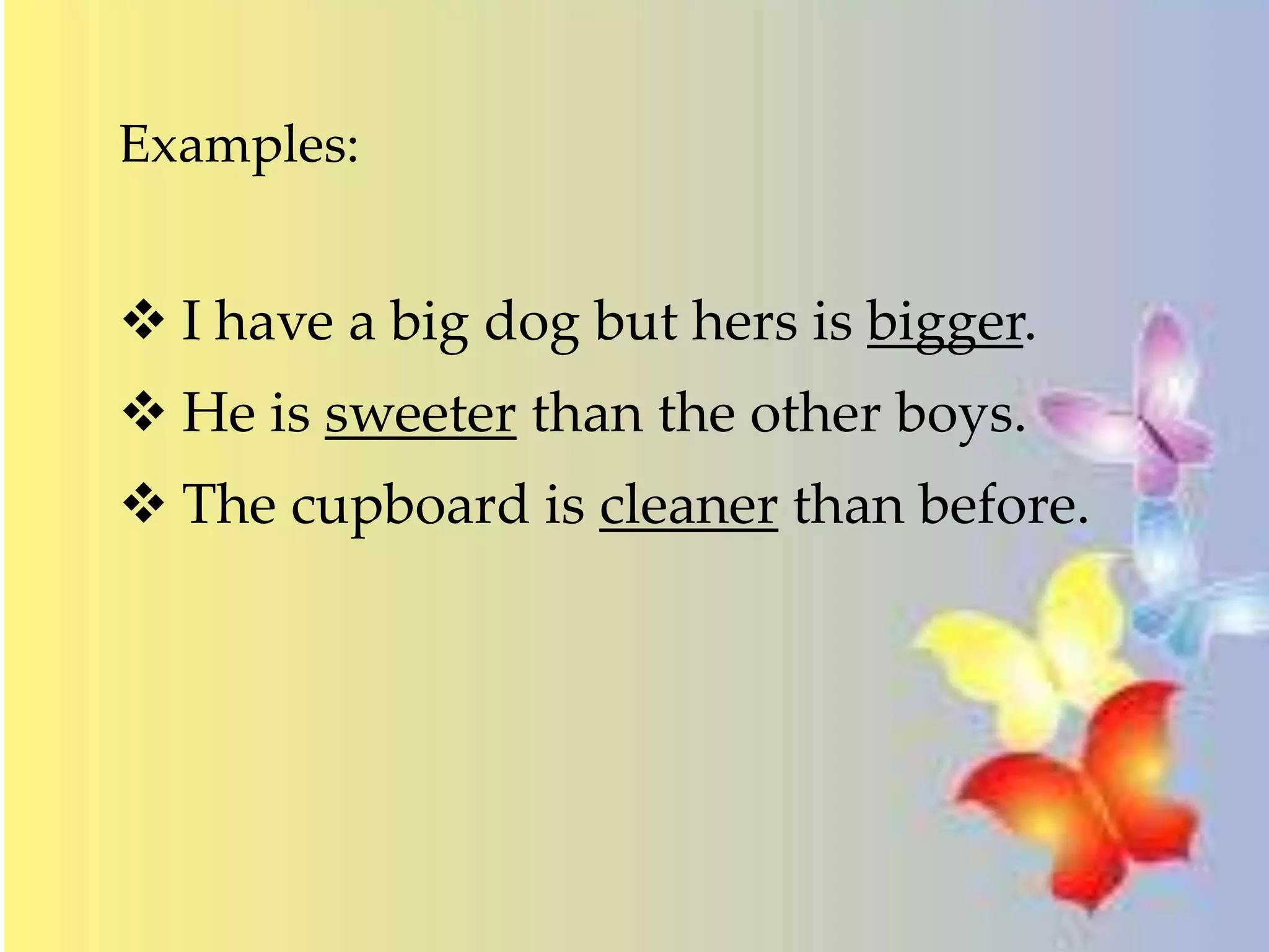 Adjectives | PPTX