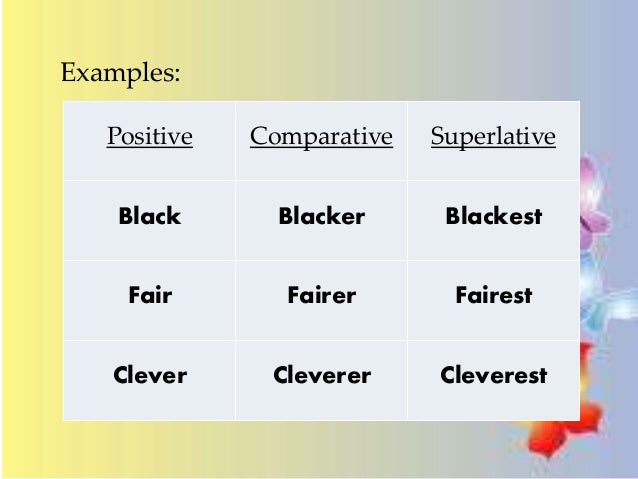 Clever Comparative And Superlative COMPARATIVE AND SUPERLATIVE clever-comparative-and-superlative-comparative-and-superlative