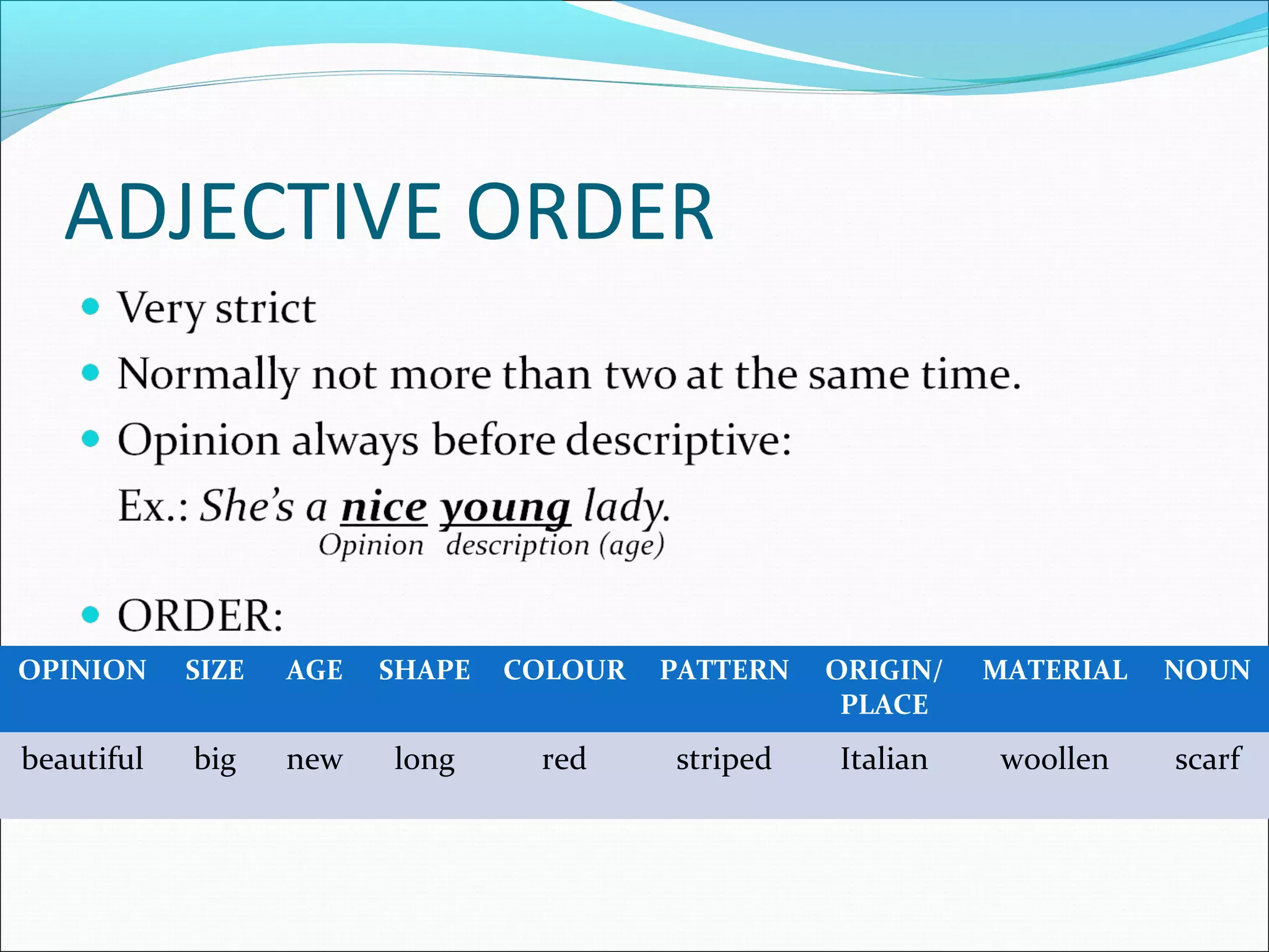 Adjectives | PPT