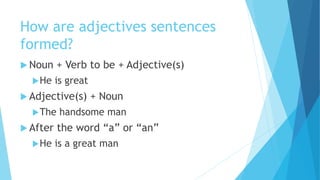 Adjectives | PPTX