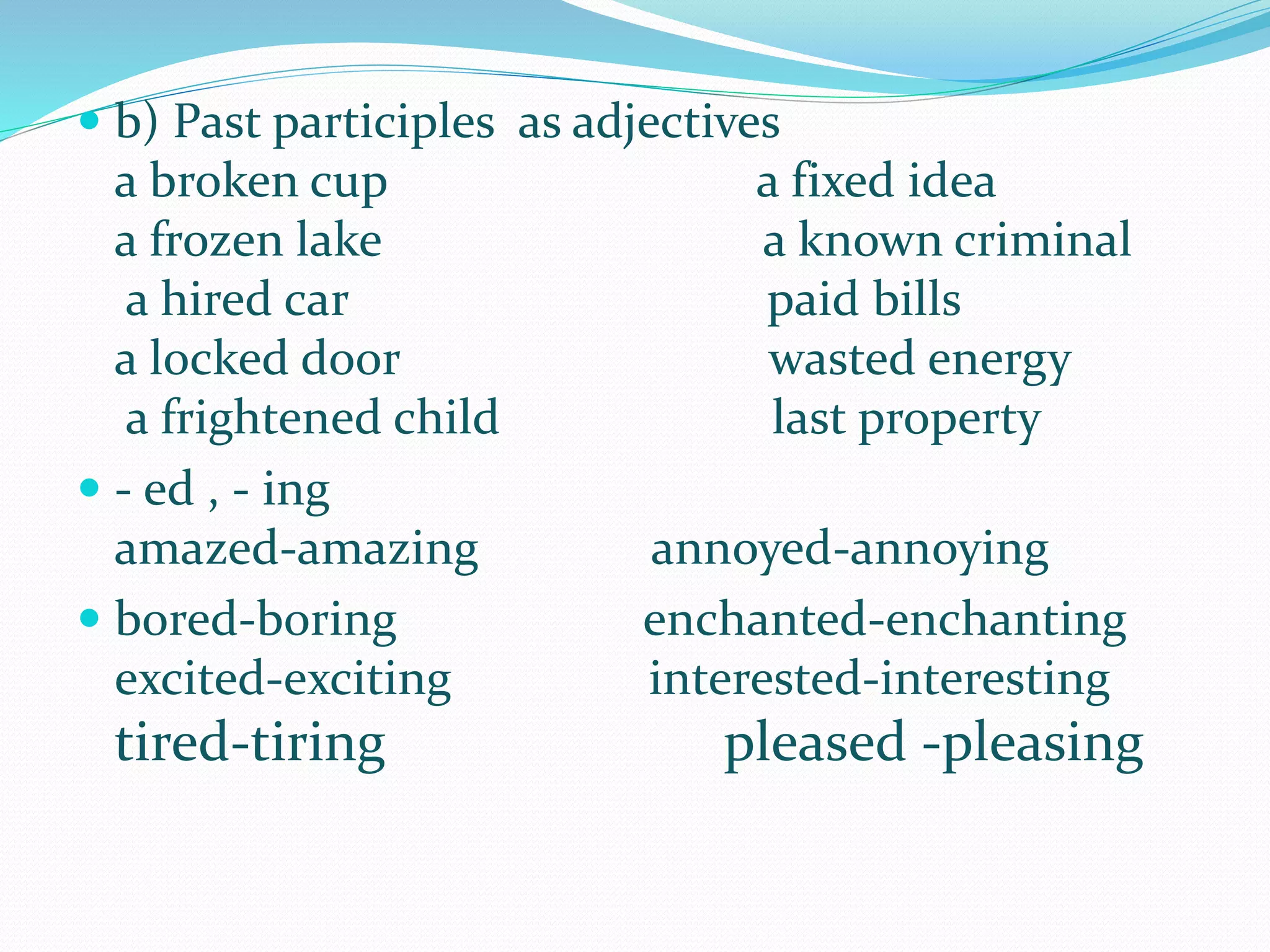 Adjectives | PPTX