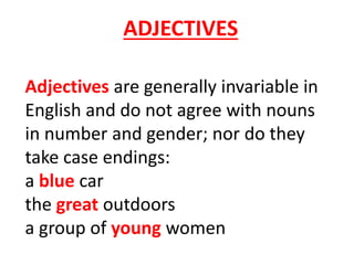 Adjectives | PPT